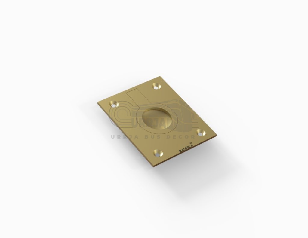 Brass Concealed Handle - Urrja Bus Decor